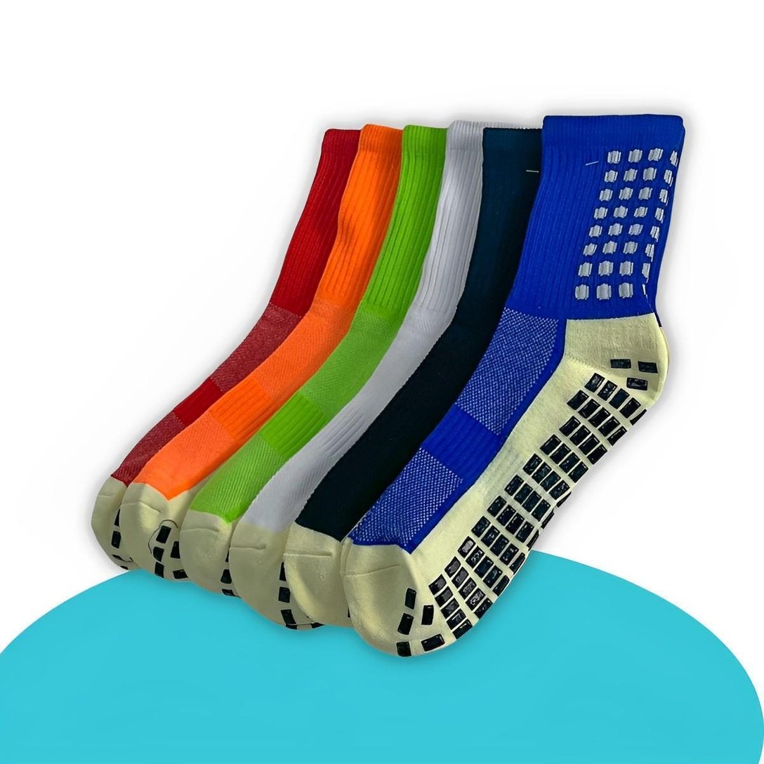 Meia Antiderrapante Futebol Esportivo Profissional Meião Tipo Trusox Pro Soccer Prosocks Cano ...