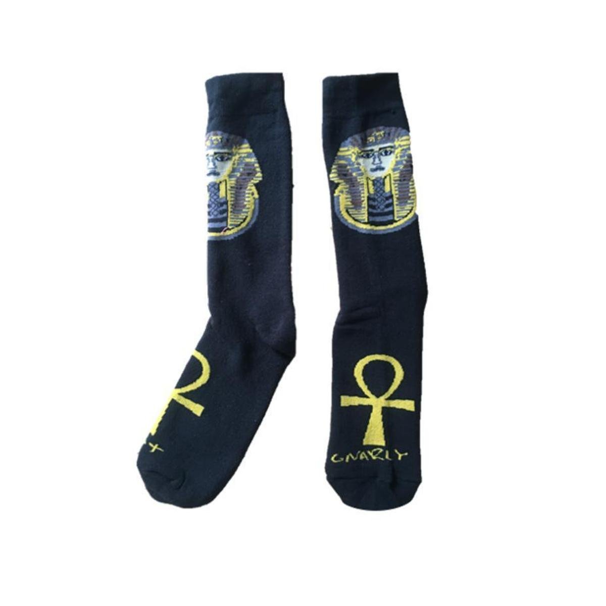 Meia Gnarly Foot Cano Alto - Esfinge - Preto | Netshoes