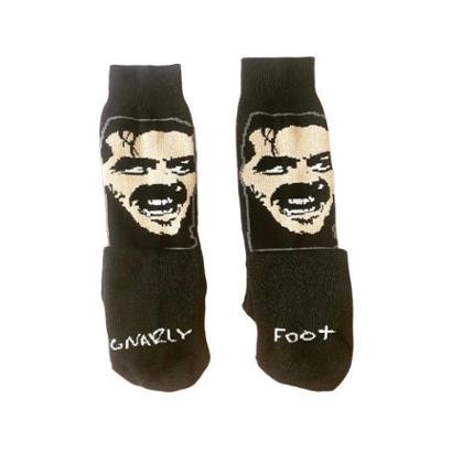 Meia Gnarly Foot Cano Alto - O Iluminado - Preto | Netshoes