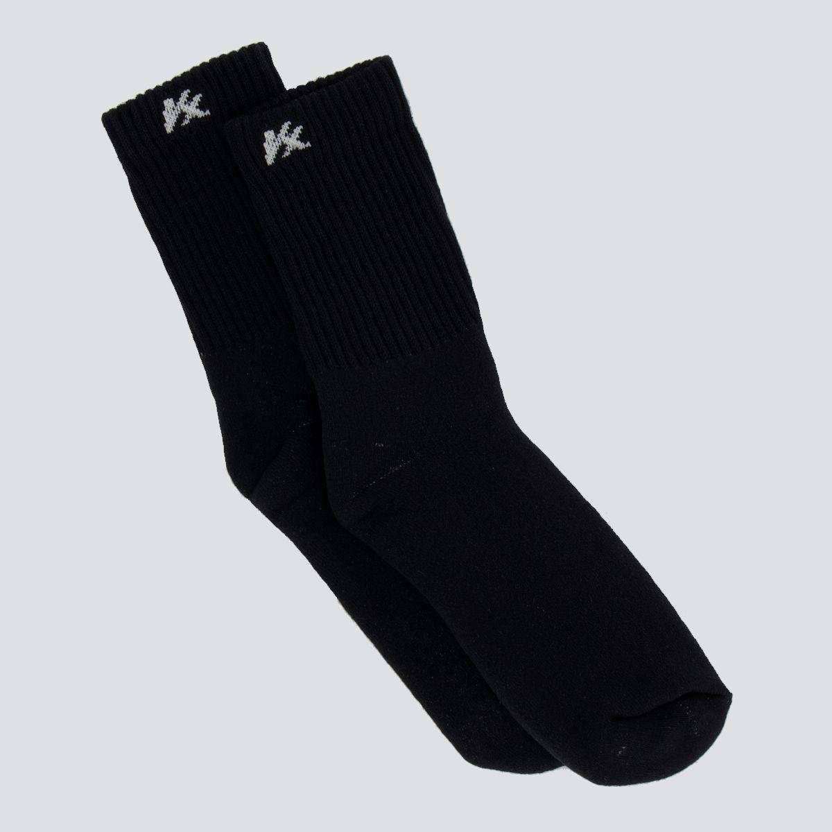 Meia Kanxa Atoalhada Cano Alto Preta - Preto | Netshoes