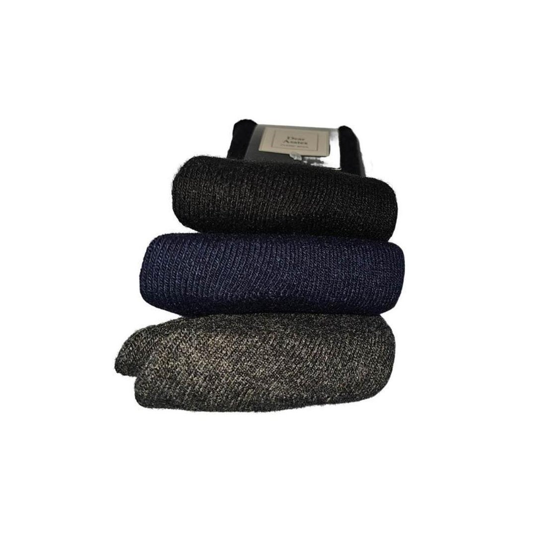 Meia Térmica Asatex Classic Wool Unissex Frio Intenso Cores Kit 3 Pares ...