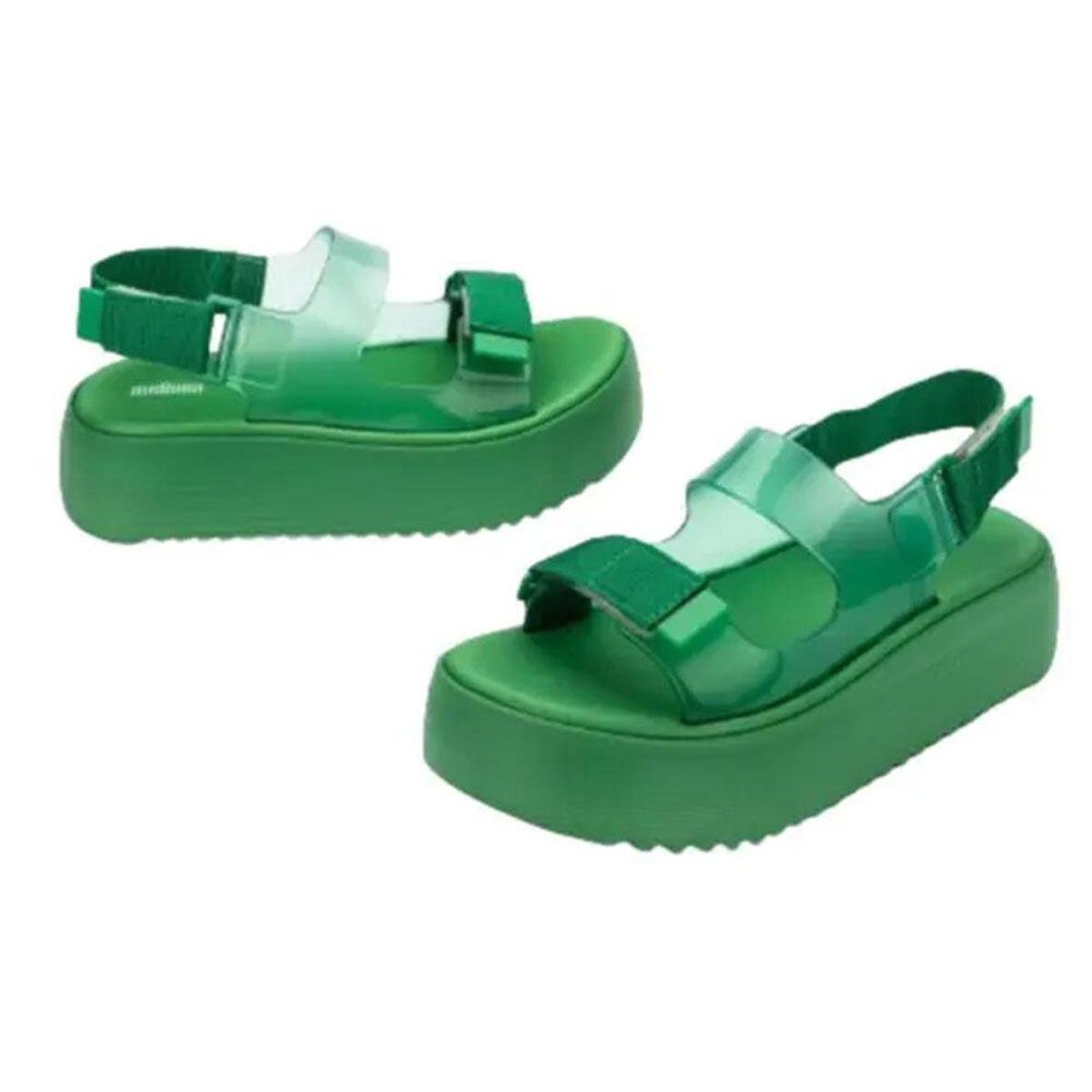 Melissa Brave Papete Platform 33714 - Verde | Netshoes