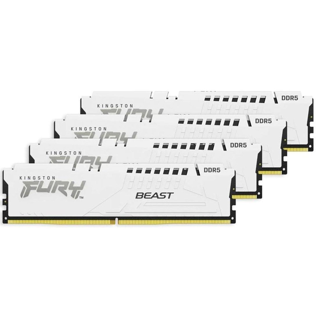 Memória RAM Kingston Fury Beast, 64GB (4X16GB), 5600MHz, DDR5, CL40 ...