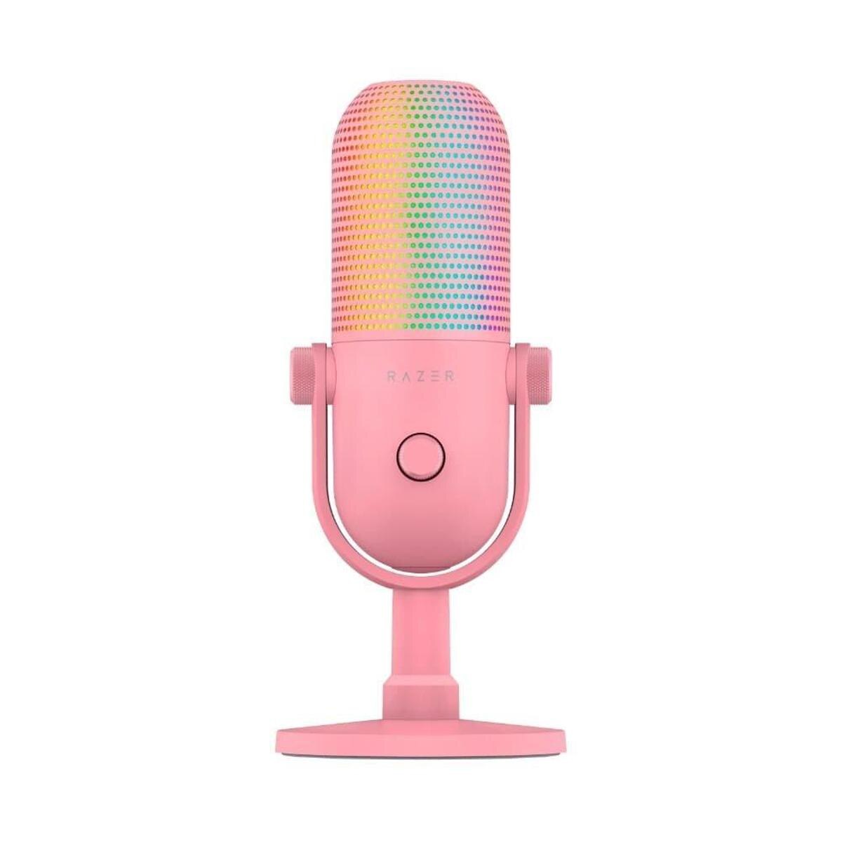Microfone Razer Seiren V3, Chroma RGB, USB, Quartz - RZ1905060300 ...