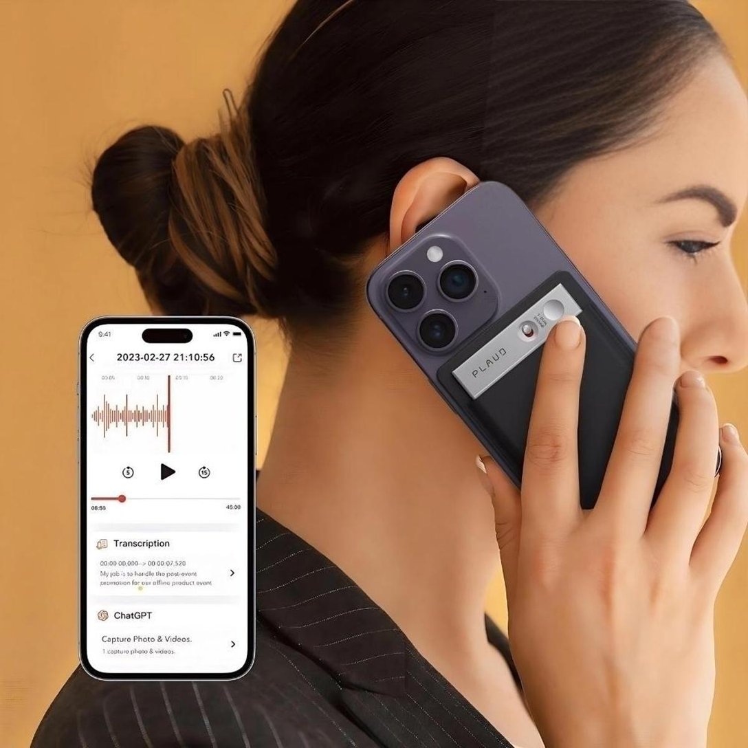 Microfone Vóz PLAUD NOTE AI ChatGPT-4o 59 idiomas 64GB - Prata | Netshoes