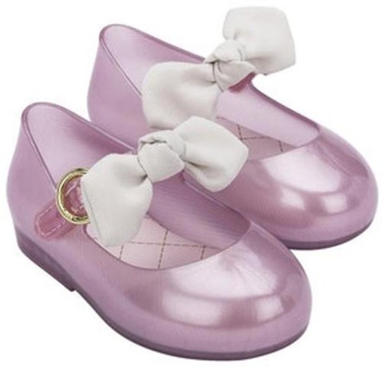 Mini Melissa Sweet Love Princess Bow Baby Feminina - Rosa | Netshoes