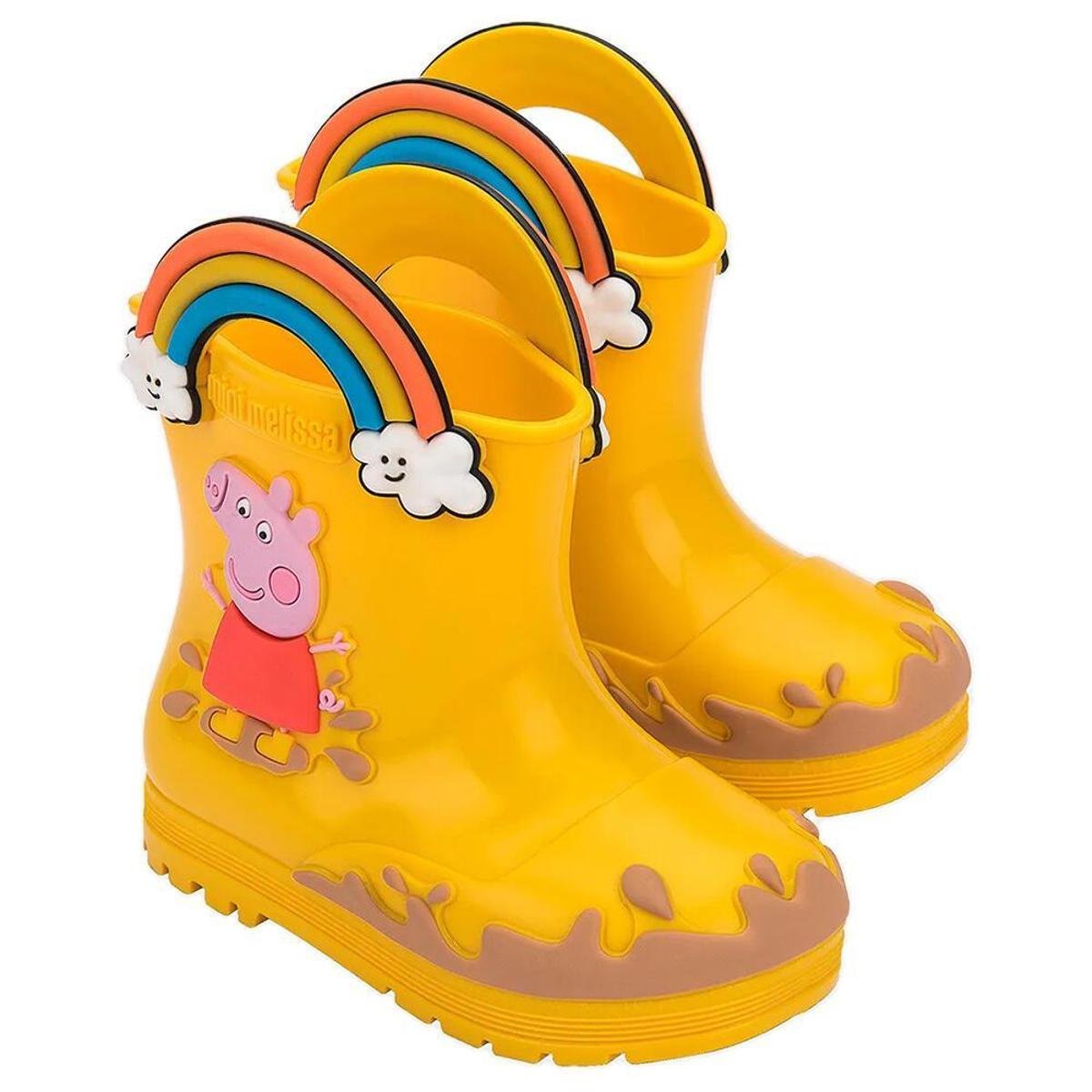 Mini Melissa Welly + Peppa Pig Baby 35893 - Amarelo | Netshoes