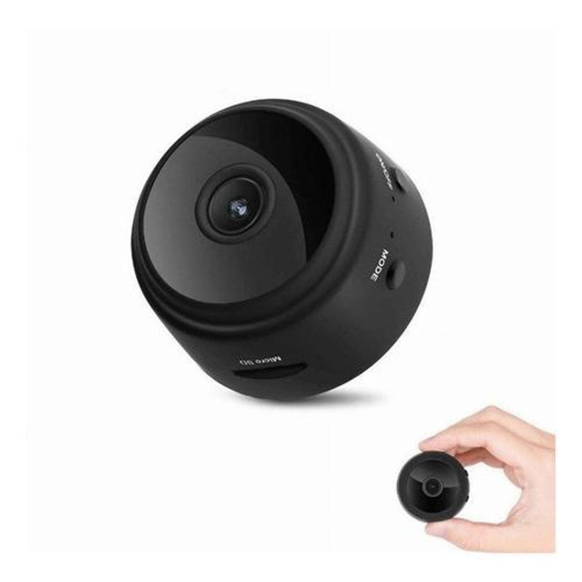 Mini Micro Câmera WiFi 1080p A9 Monitoramento Segurança HD Wireless ...