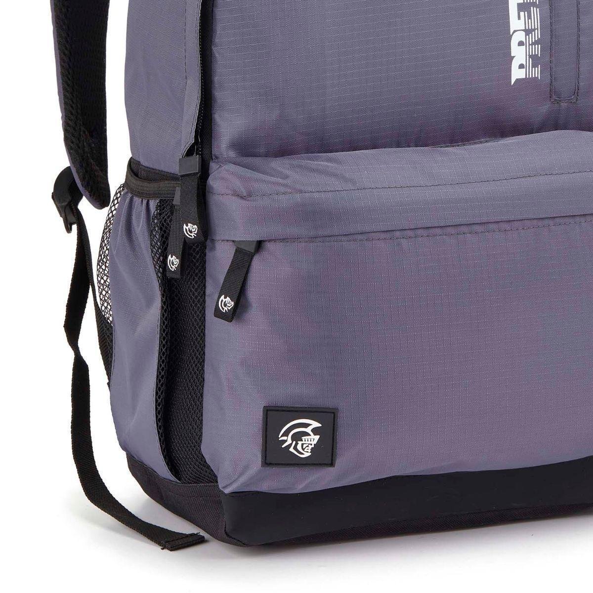 Mochila 2 bolsos frontais com silk Pretorian unis. 20L - Cinza | Netshoes