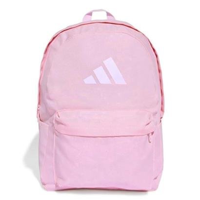 Mochila Adidas Classic 3 Barras 27 Litros - Rosa | Netshoes