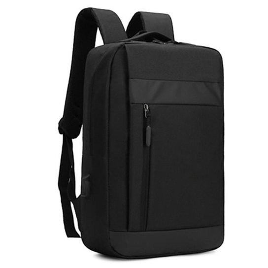Mochila com Entrada USB e Compartimento para Notebook - Preto | Netshoes