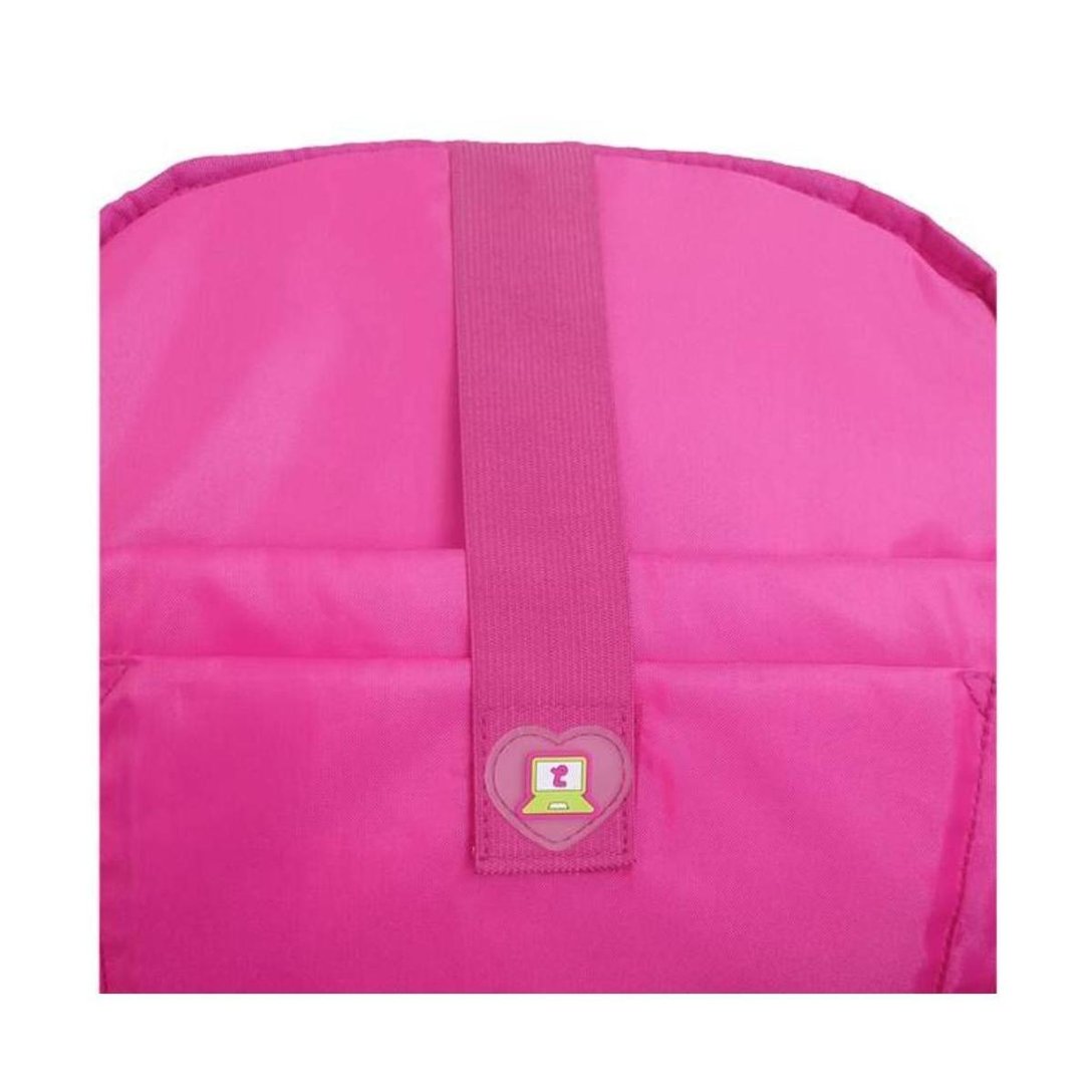 Mochila Escolar de Costas Luluca LU24600 - Rosa+Verde | Netshoes