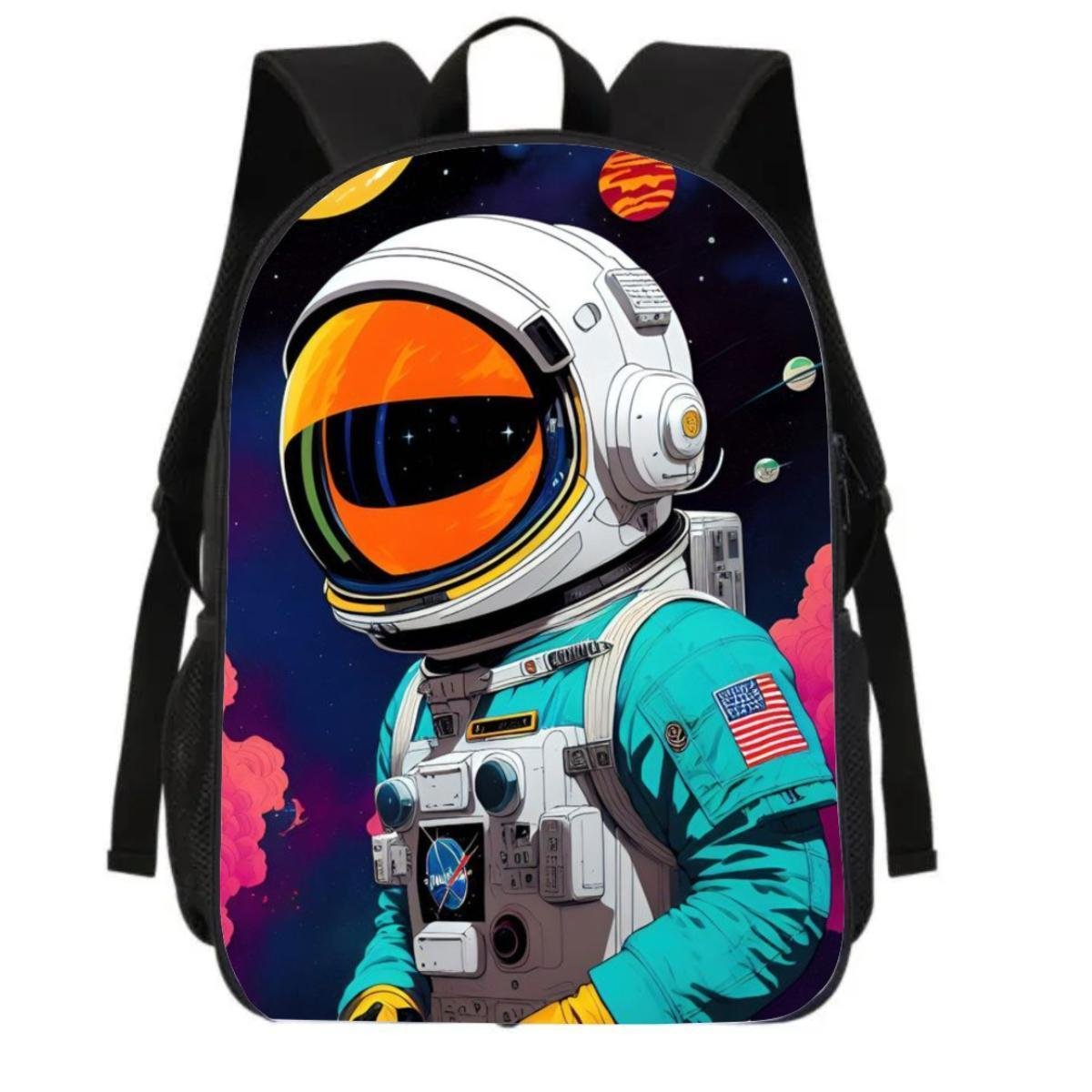 Mochila Escolar Espaço Astronauta Volta as Aulas - Preto | Netshoes