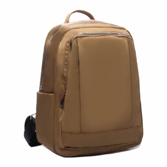 Mochila Feminina Grande em Nylon AVS 33006K | Netshoes