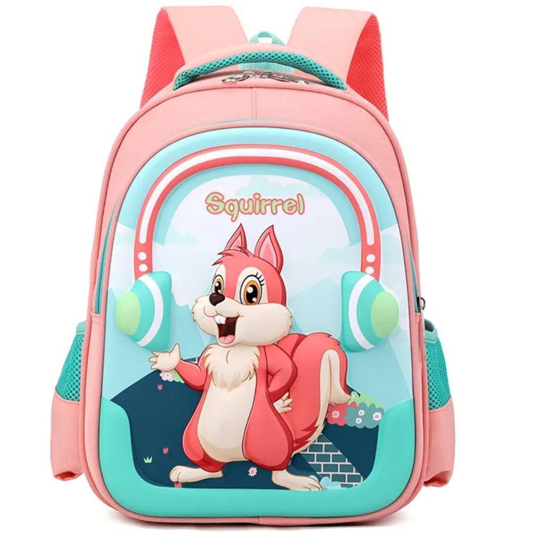 Mochila Infantil Escolar Alto Relevo Pequena 3d Criança - Rosa Claro ...