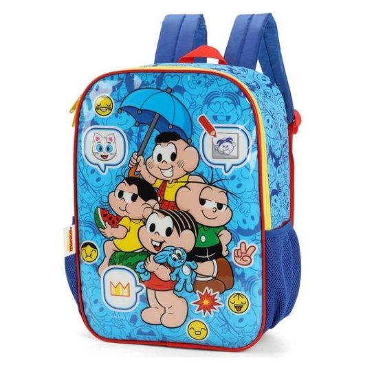 Mochila Infantil Turma da Mônica IS39321MN Azul - Azul | Netshoes