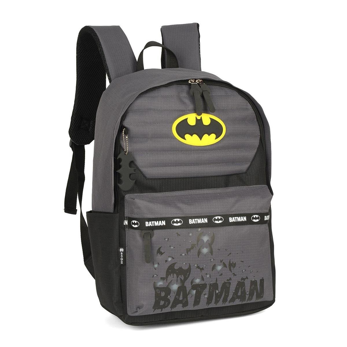 Mochila Notebook Batman Homem Morcego Original - Cinza | Netshoes