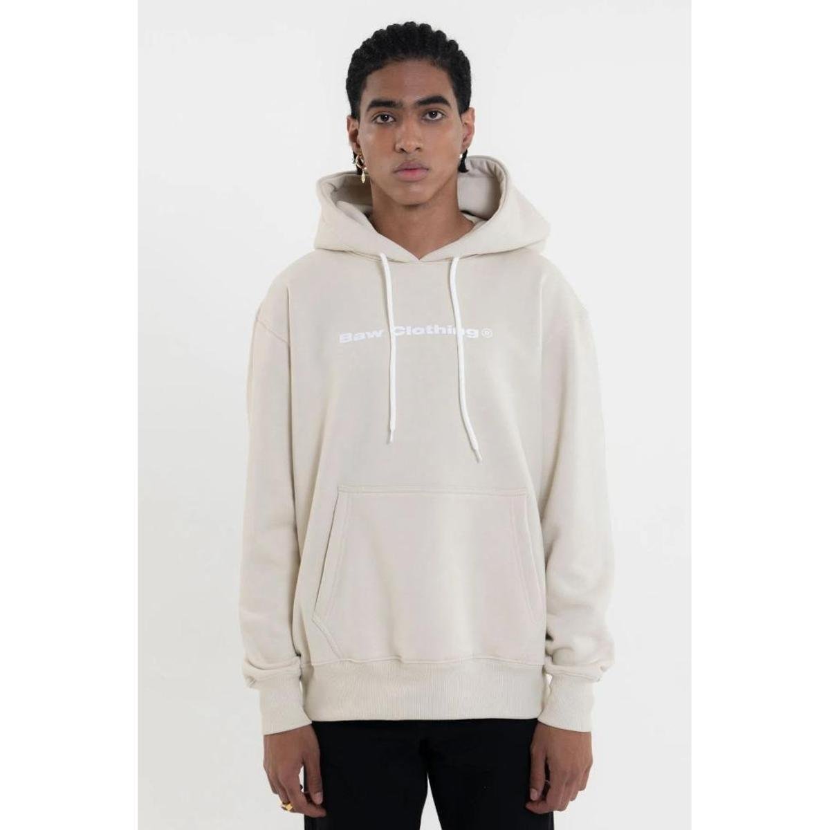 Moletom Baw Basic Logo - Bege | Netshoes