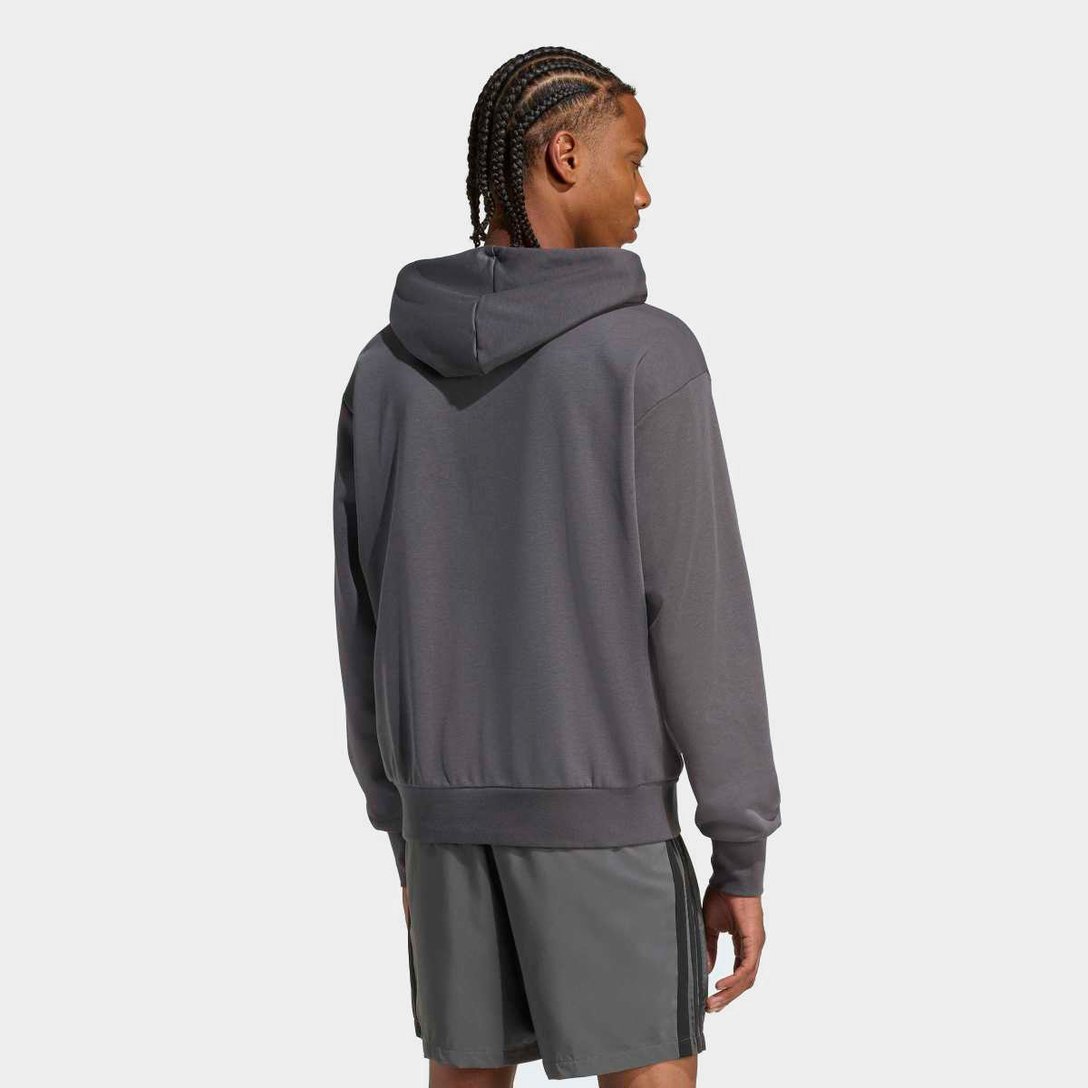 Moletom Com Capuz Adidas Big Logo Masculino - Chumbo | Netshoes