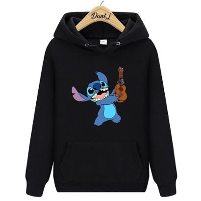 Moletom Dantaw'J Canguru Stitch Lilo Fofo Tumblr Masculino - Preto | Netshoes