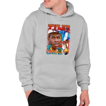 Moletom Estampado Raper Tyler The Creator - Cinza | Netshoes
