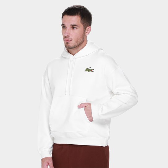 Moletom Lacoste Masculino - Branco | Netshoes