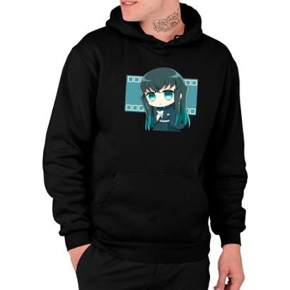 Moletom Muichiro Tokito Kocak Anime Kimetsu no Yaiba - Preto | Netshoes