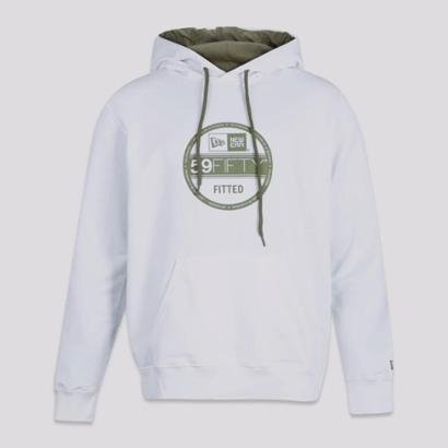 Moletom New Era Basic Branded Duo Off White - Branco | Netshoes