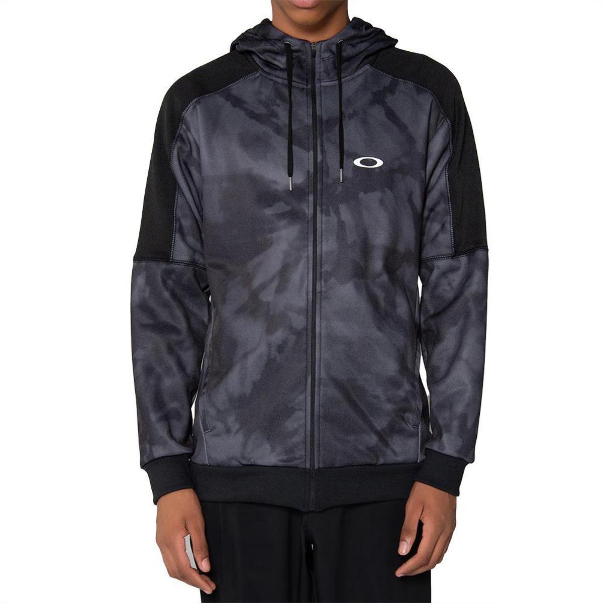 Moletom Oakley Aberto Tie Dye Printed SM25 - Preto | Netshoes