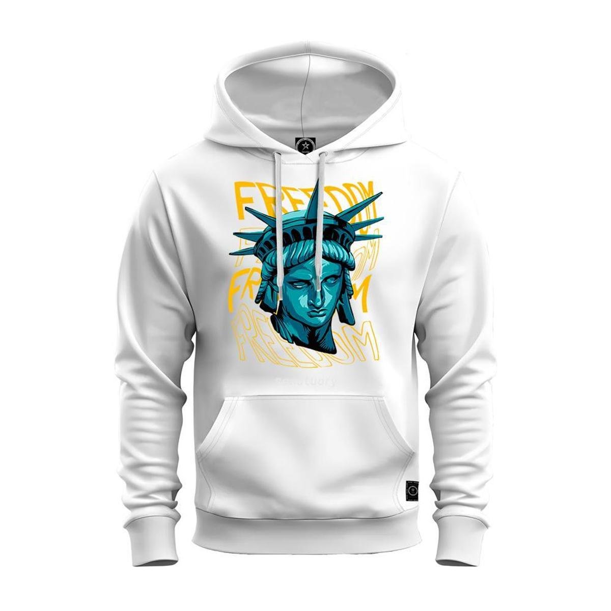 Moletom Premium Algodão Unissex Personalizado Estatua Freddy - Branco ...