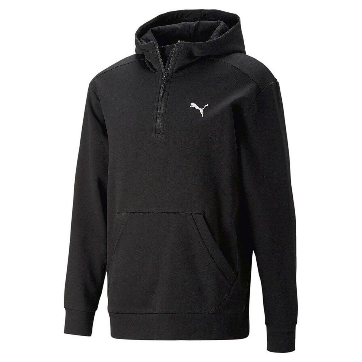 Moletom Puma Canguru Rad/Cal Half Zip Masculino - Preto | Netshoes