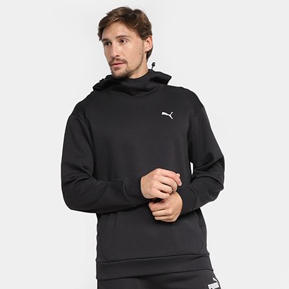 Moletom Puma Radical Com Capuz Masculino - Preto | Netshoes
