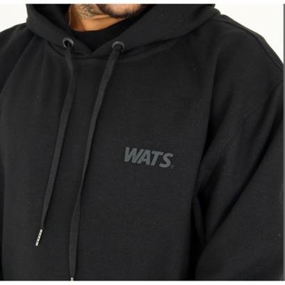 Moletom Wats Nix Logo Capuz Original - Preto | Netshoes
