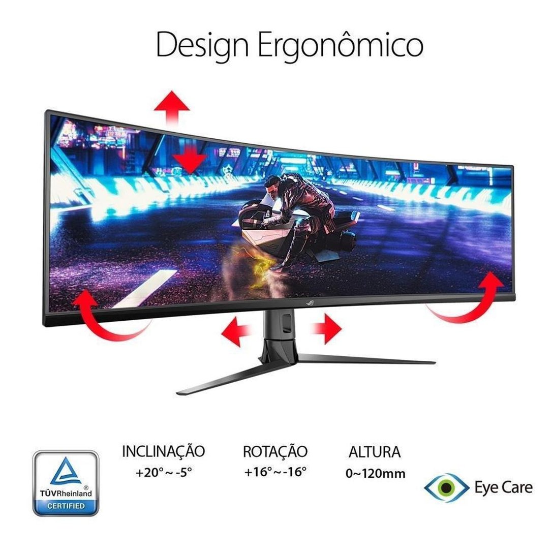 Monitor Gamer Curvo ASUS ROG Swift 49", DFHD, UltraWide, 144Hz ...
