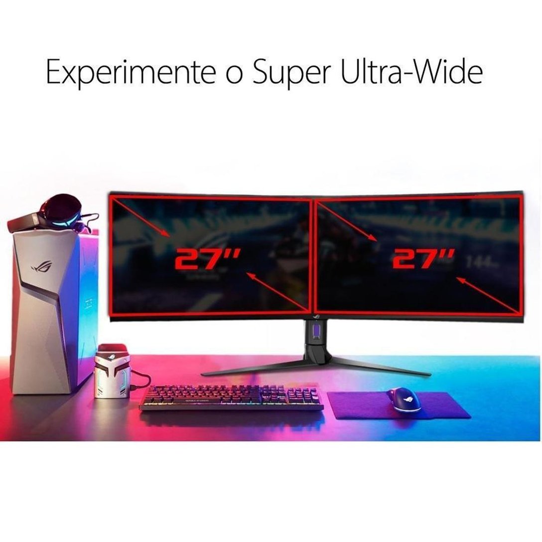 Monitor Gamer Curvo ASUS ROG Swift 49", DFHD, UltraWide, 144Hz ...