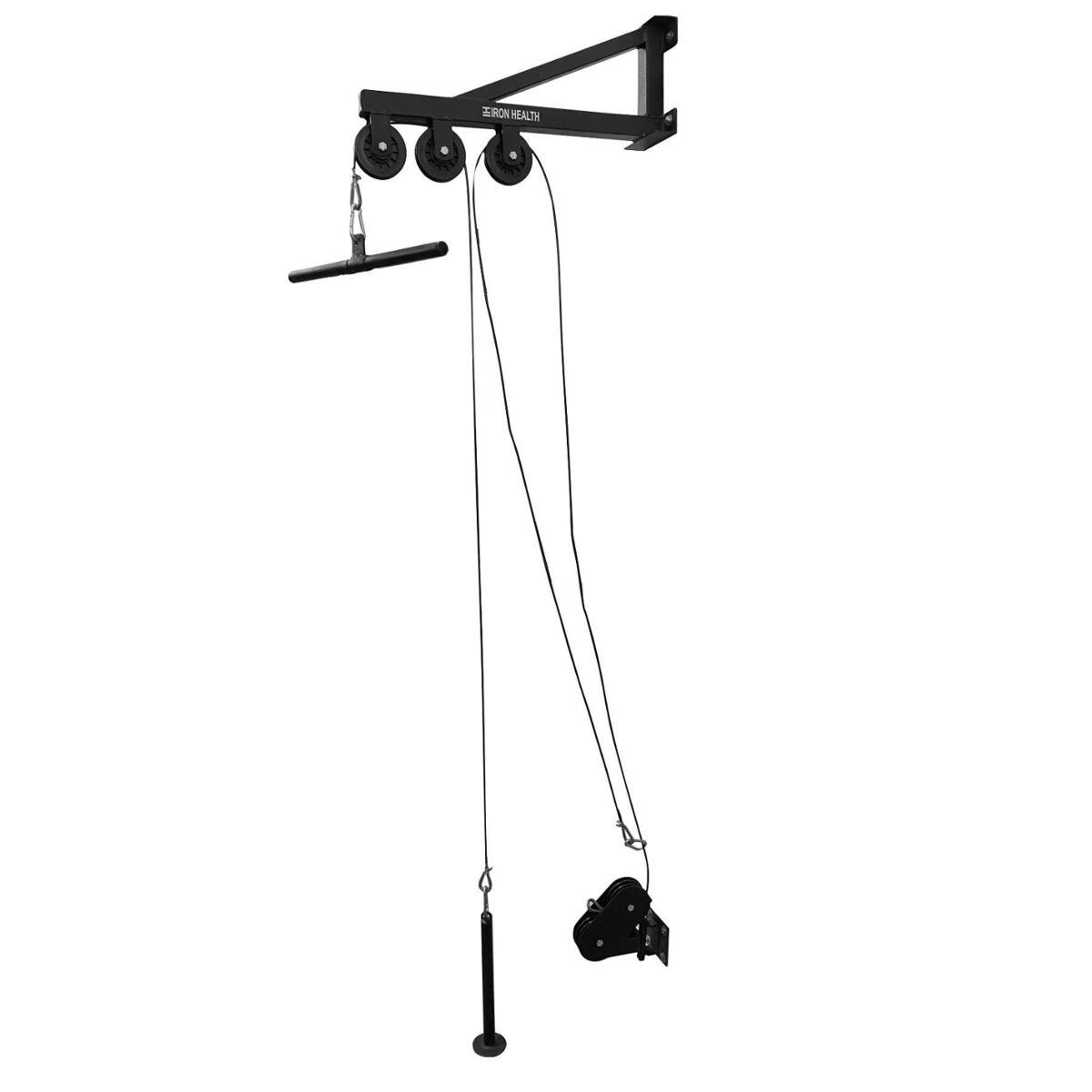 Mono Cross Over Puxadas Alta e Baixa - Fixo em Parede - Preto | Netshoes