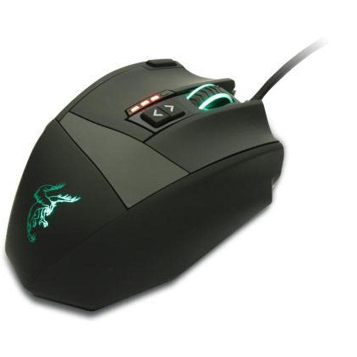 Mouse Gamer Dazz Griffon 4000 Dpi 12 Botões 622520 - Preto - Incolor ...