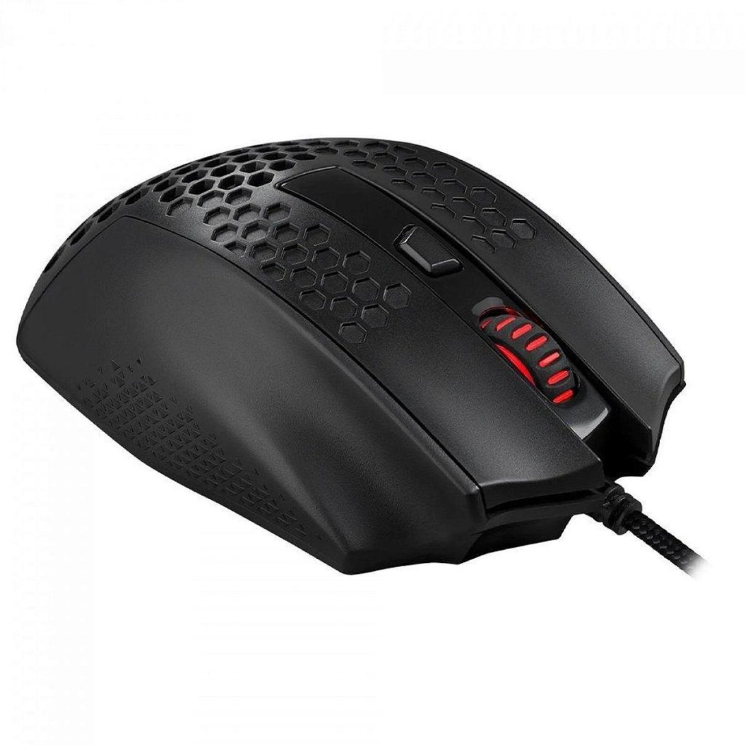 Mouse Gamer Redragon Bomber, 12400 DPI, 6 Botões Programáveis, RGB ...
