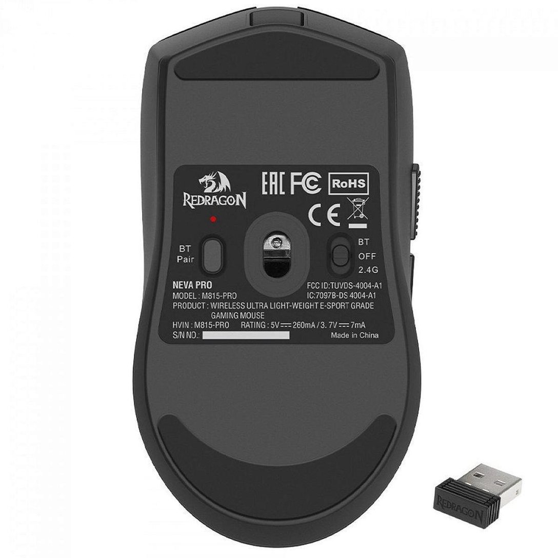 Mouse Gamer Sem Fio Redragon Neva Pro, 26000 DPI, Ambidestro, 1000Hz ...