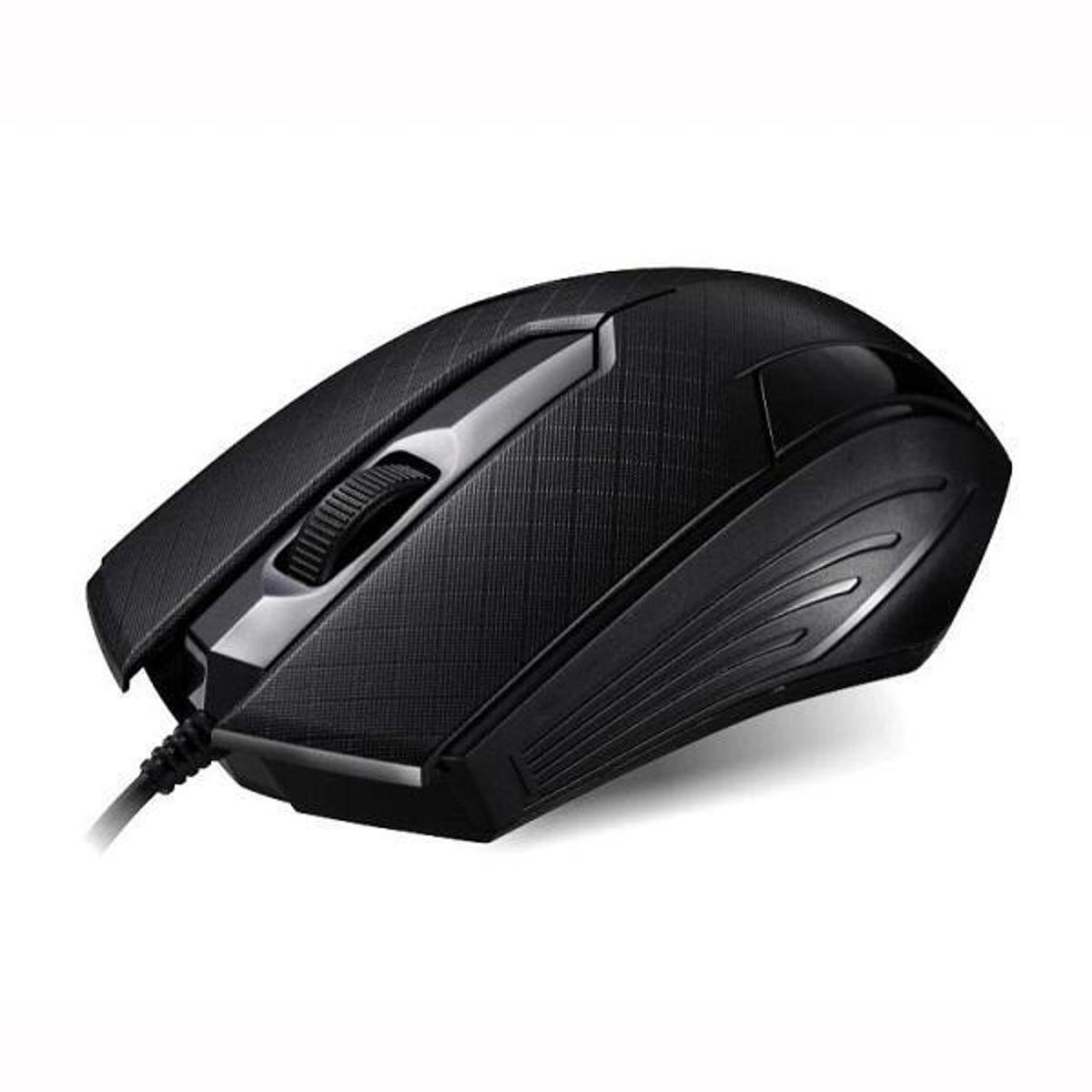 Mouse Óptico Usb Gamer Para Jogo C/fio Vision - Preto | Netshoes