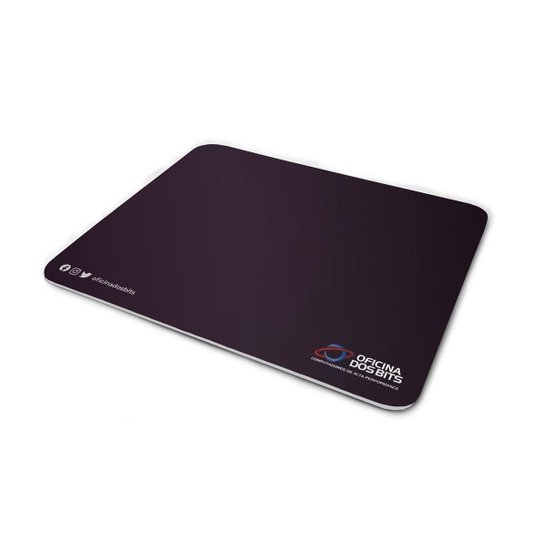 Mousepad Bits Preto - Pequeno: 220 x 175mm - Preto | Netshoes