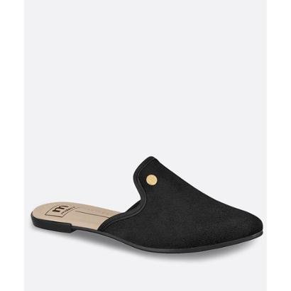 Mule Bico Fino Moleca - 10042794714 Feminino - Preto | Netshoes