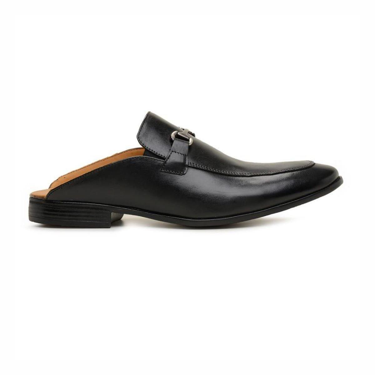 Mule Masculino Preto Em Couro 58849 - Preto | Netshoes