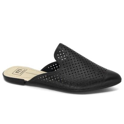Mule Moleca Vazado - Preto | Netshoes
