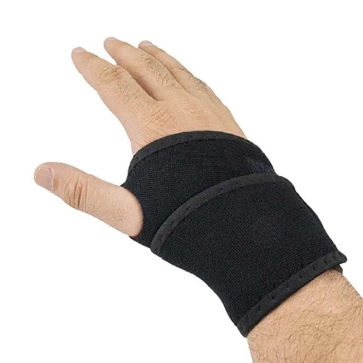 MUNHEQUEIRA REGULÁVEL AJUSTÁVEL ELÁSTICA ALTA COMPRESSÃO PROTETORA PARA MÃO E PULSO PREVENIR ...