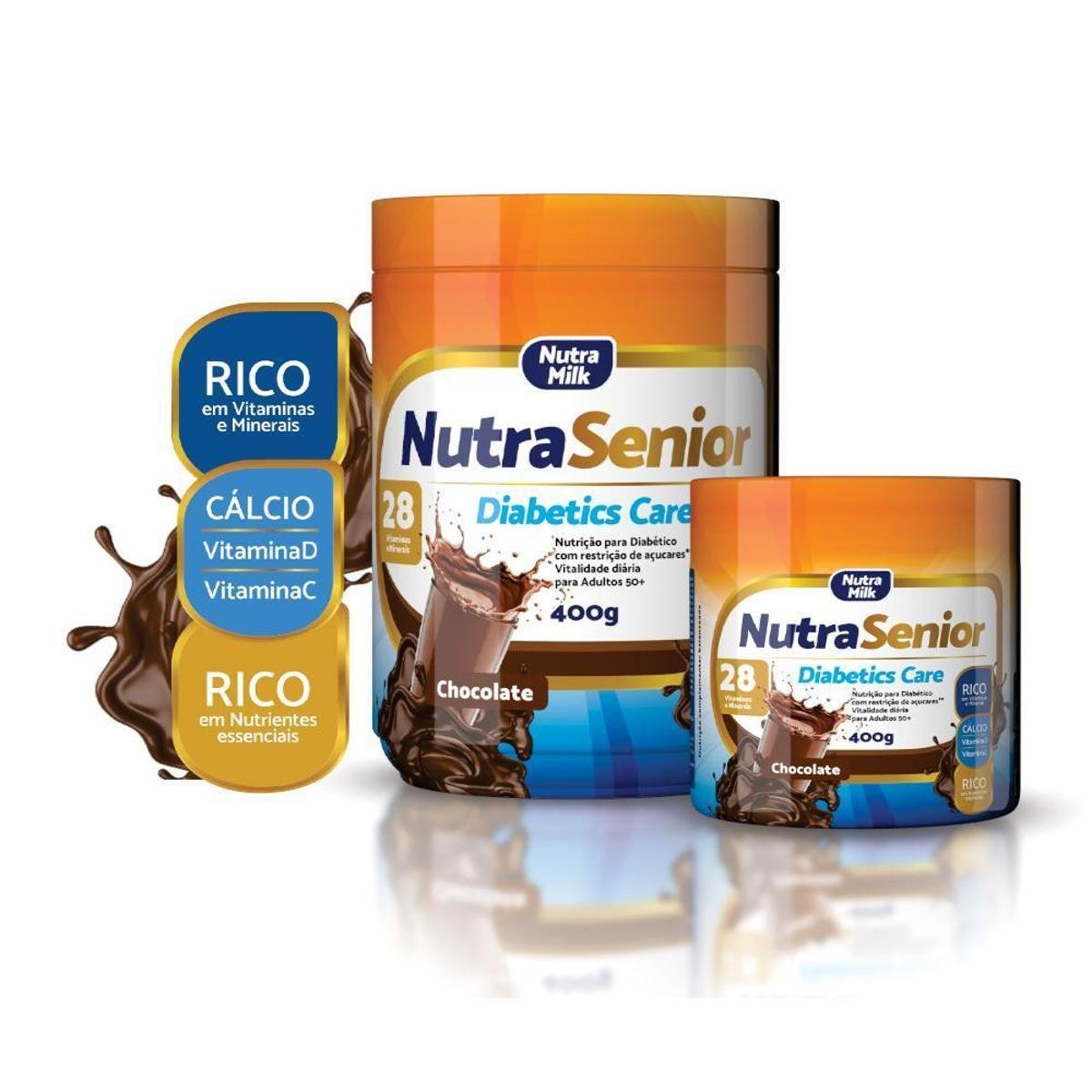 Nutra Senior 50+ Diabetics Care 800g - 28 Vitaminas e Minerais ...