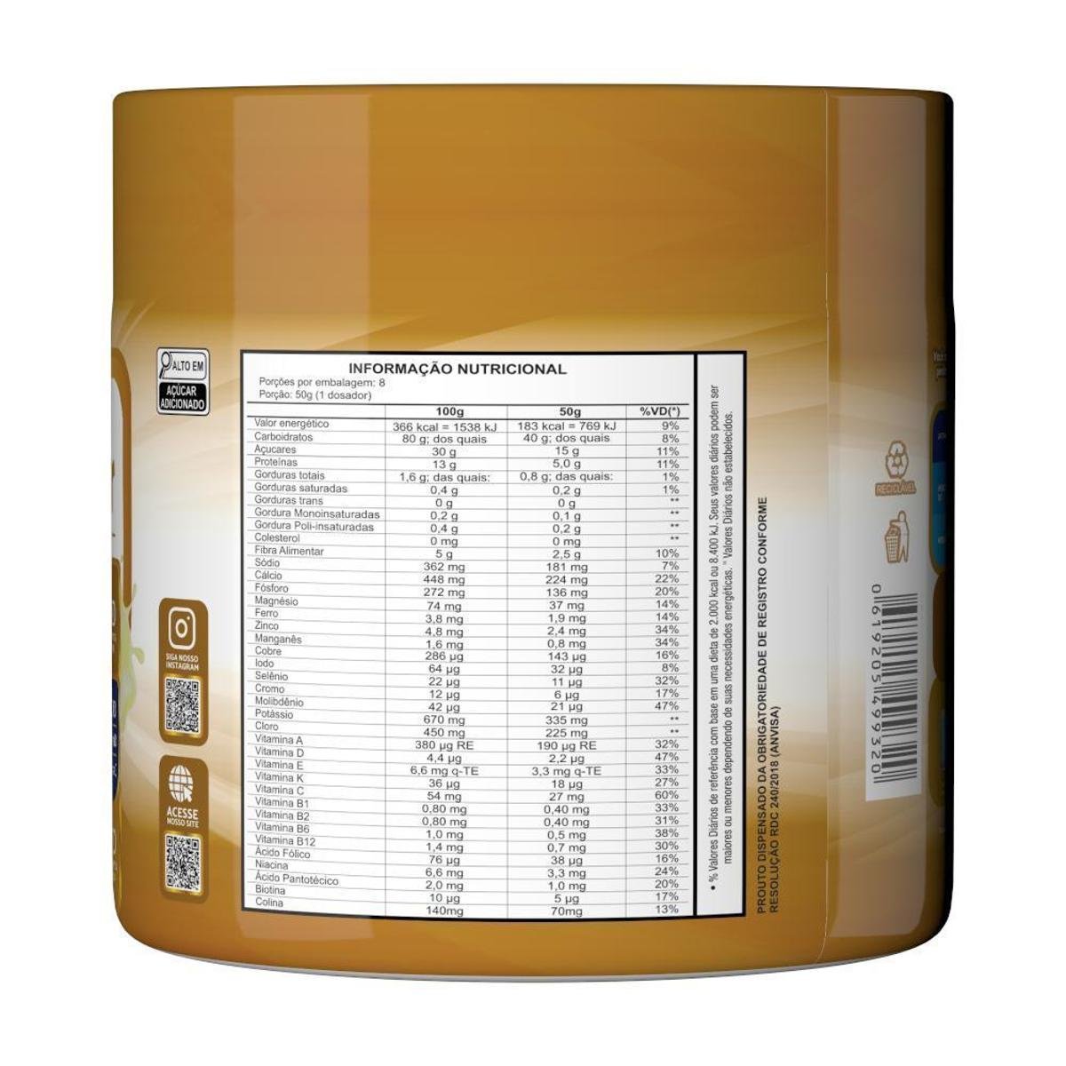 Nutra Senior Adulto 50+ Complemento Alimentar 400g - 28 Vitaminas e ...