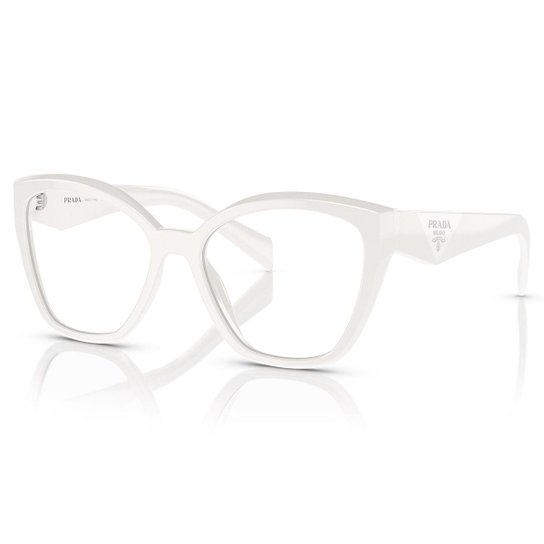 Óculos de Grau Prada PR20ZV 17K1O1-54 - Branco | Netshoes