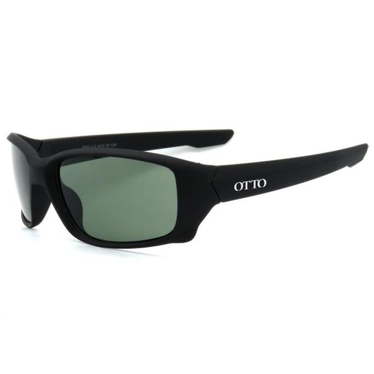 Óculos de Sol Otto Esportivo Quadrado Masculino - Preto | Netshoes