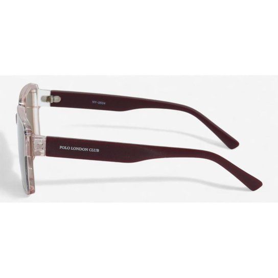 Óculos de Sol Polo London Club Oversized UV400 Kit c/ Case - Rosê ...